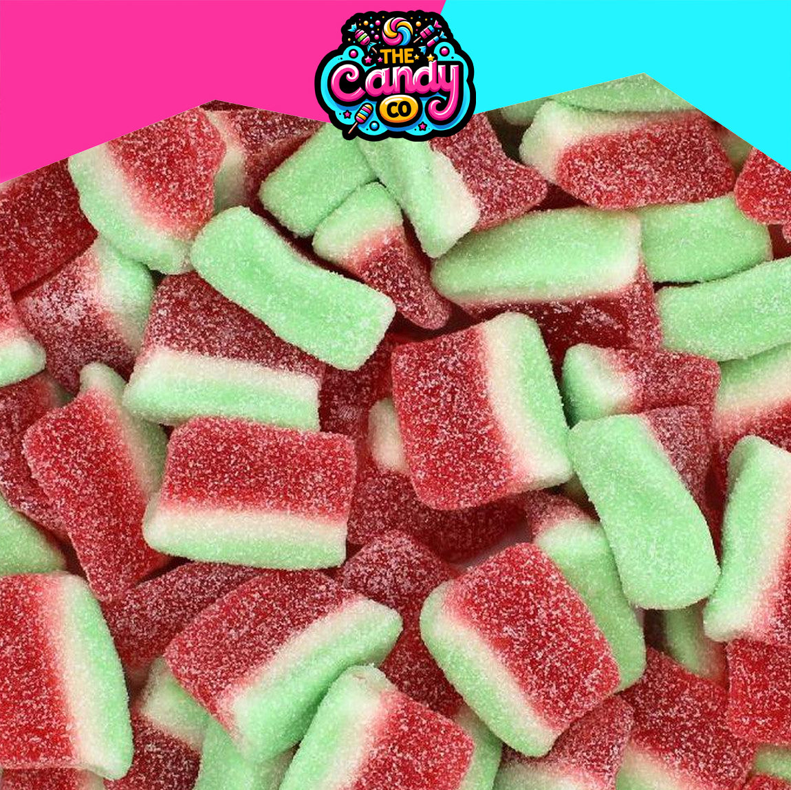 Fizzy Watermelon Slices - 100g – The Candy Co