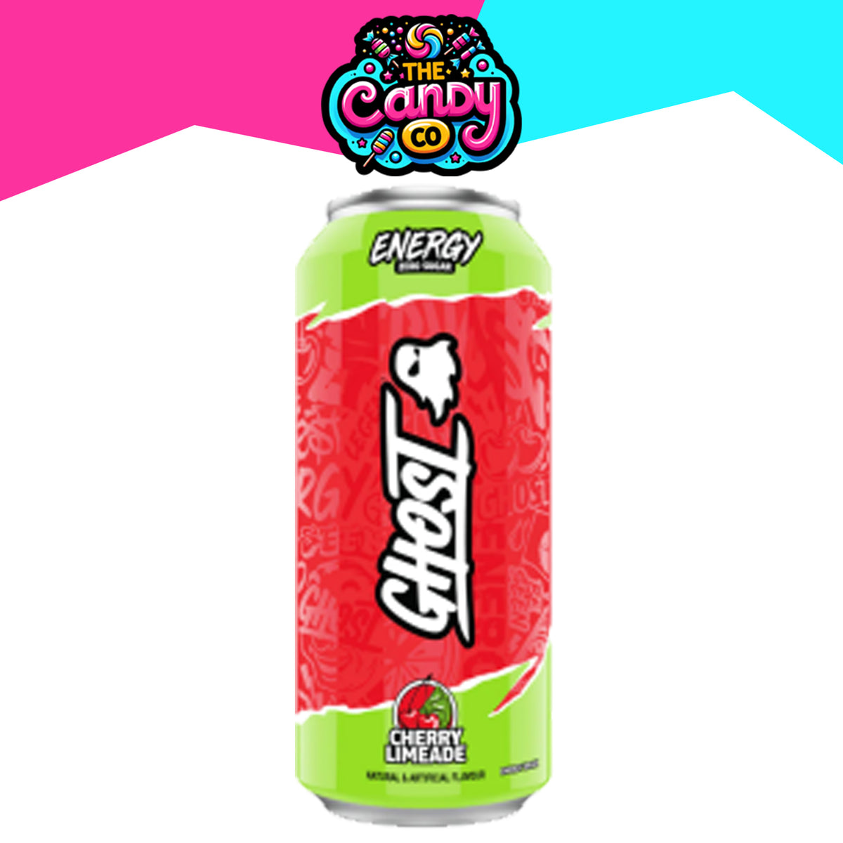 Ghost Energy Can - Cherry Limeade – The Candy Co